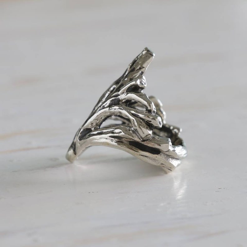 Witch Ring for Unisex Made of Sterling Silver 925 Witchcraft - Etsy