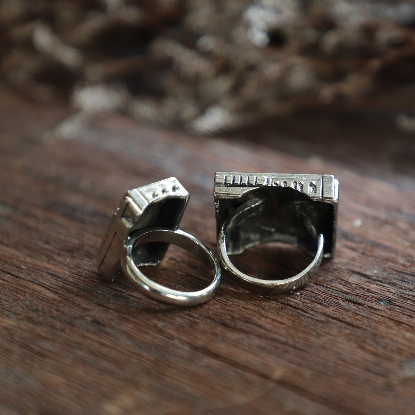 Retro Boombox Ring for Men Made of Sterling Silver 925 Vintage 2 ...