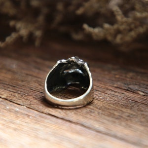 Samurai Mask Skull Ring for Men Made of Sterling Silver 925 Japanese ...