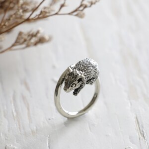 Little Mouse Ring for Women Made of Sterling Silver 925 Animal Style - Etsy