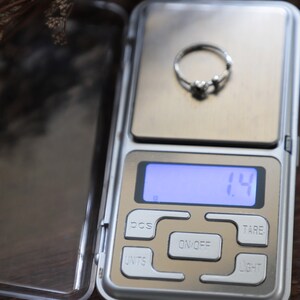 1 One Skull Ring Custom Number for Women Made of Sterling Silver 925 ...