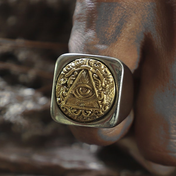 Illuminati Ring - Etsy