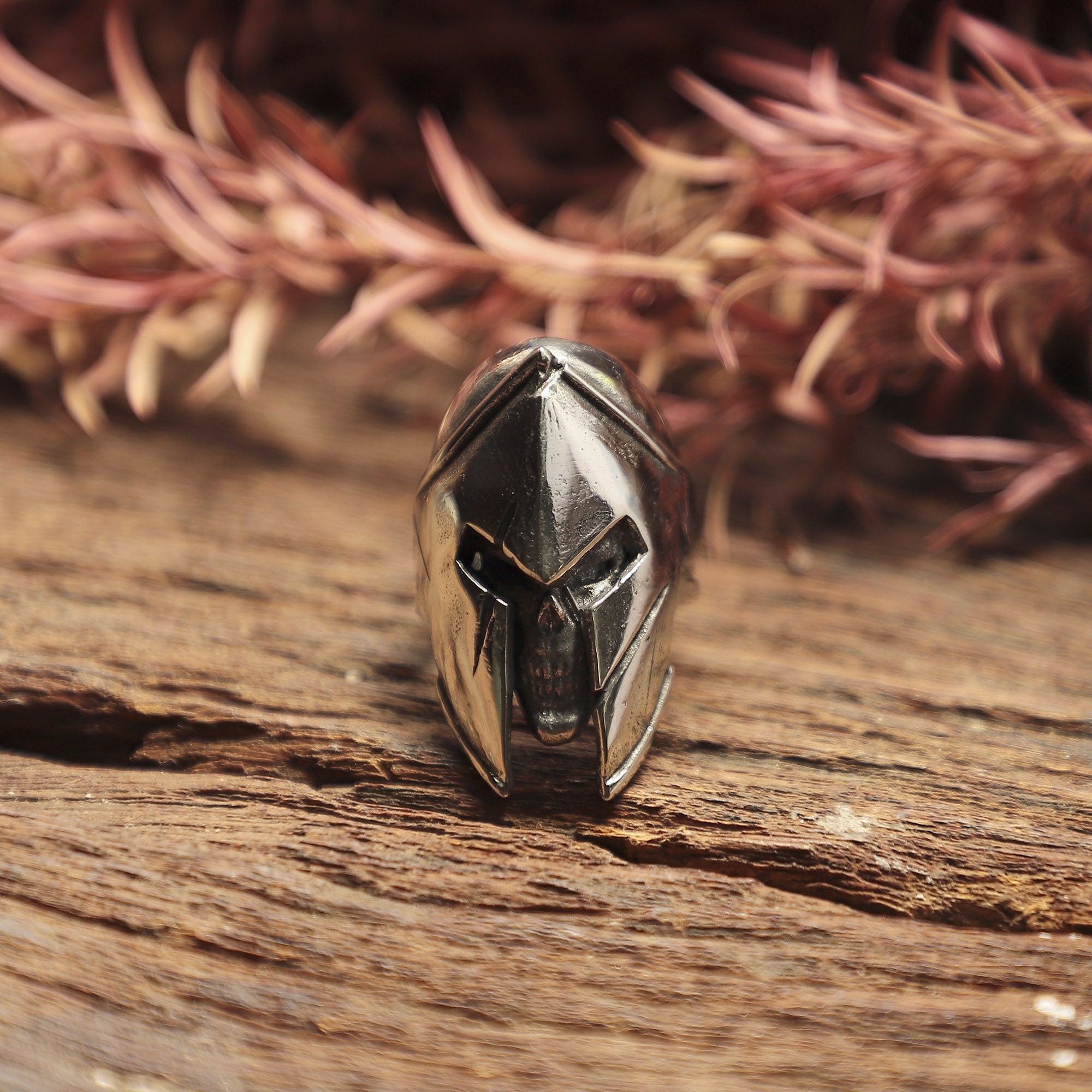 Spartan Ring for Men Made of Sterling Silver 925 Viking Style | Etsy