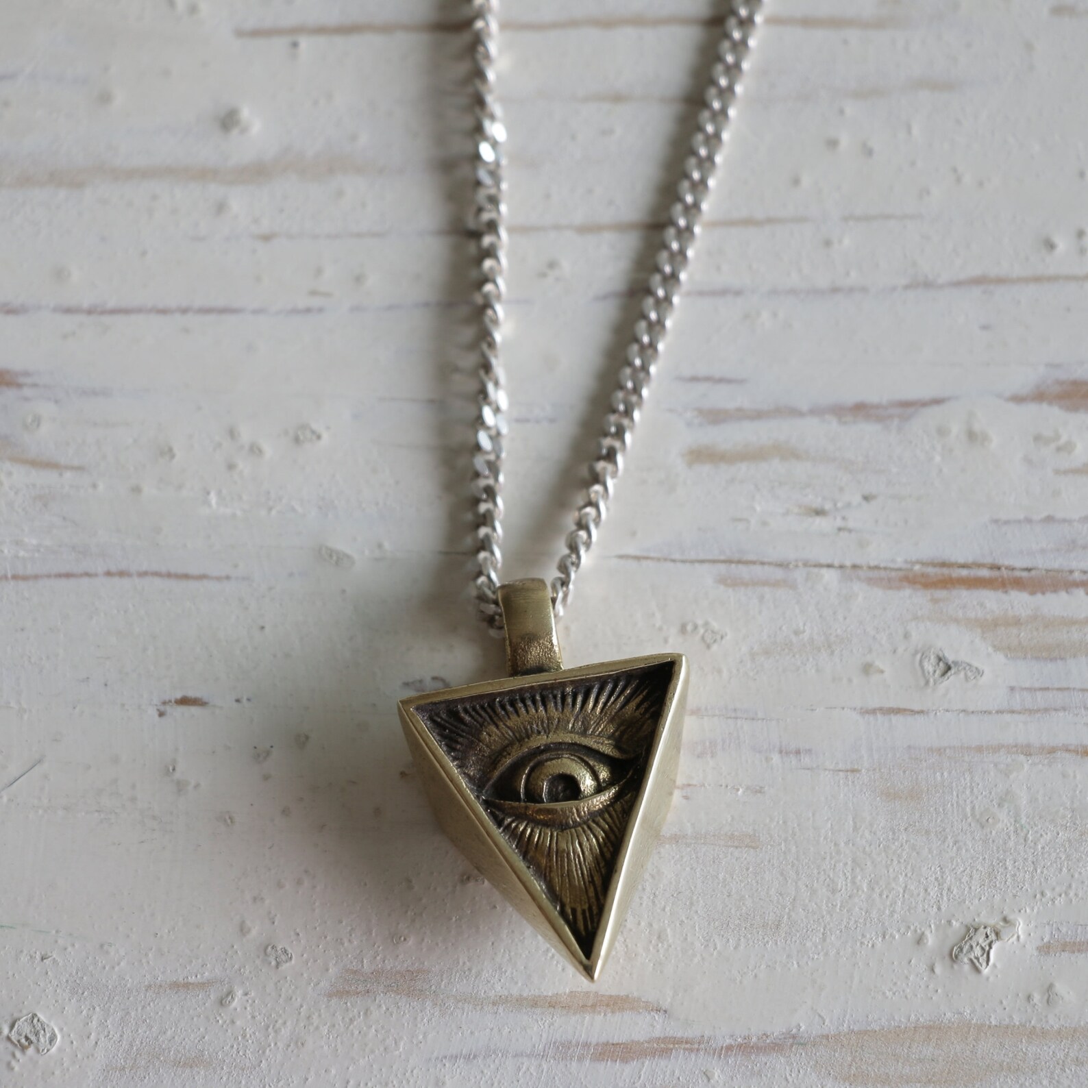 Illuminati Pendant Necklace for Unisex Made of Sterling Silver 925 and ...