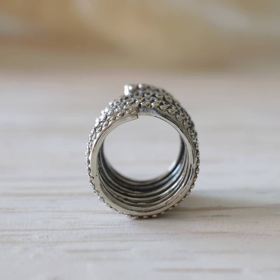 Tentacle Octopus Ring for Men Made of Sterling Silver 925 | Etsy