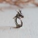 River Dragon Japanese Ring for Unisex Made of Sterling Silver 925 ...