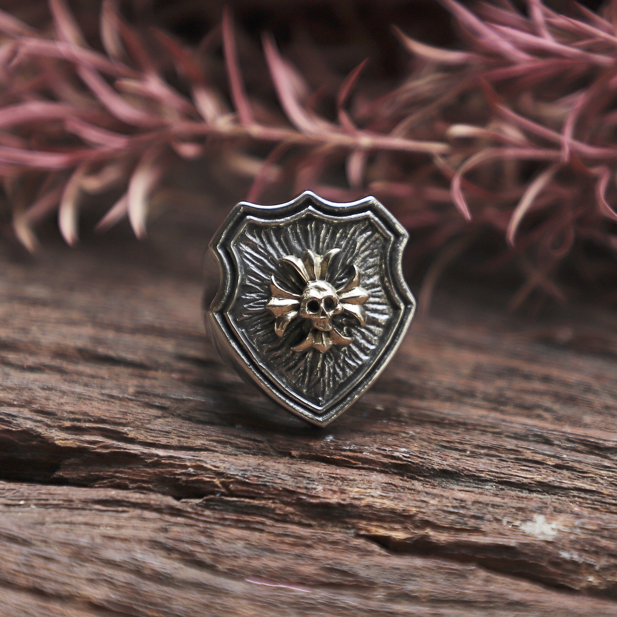 Gothic Cross Ring for Unisex Made of Sterling Silver 925 Biker | Etsy