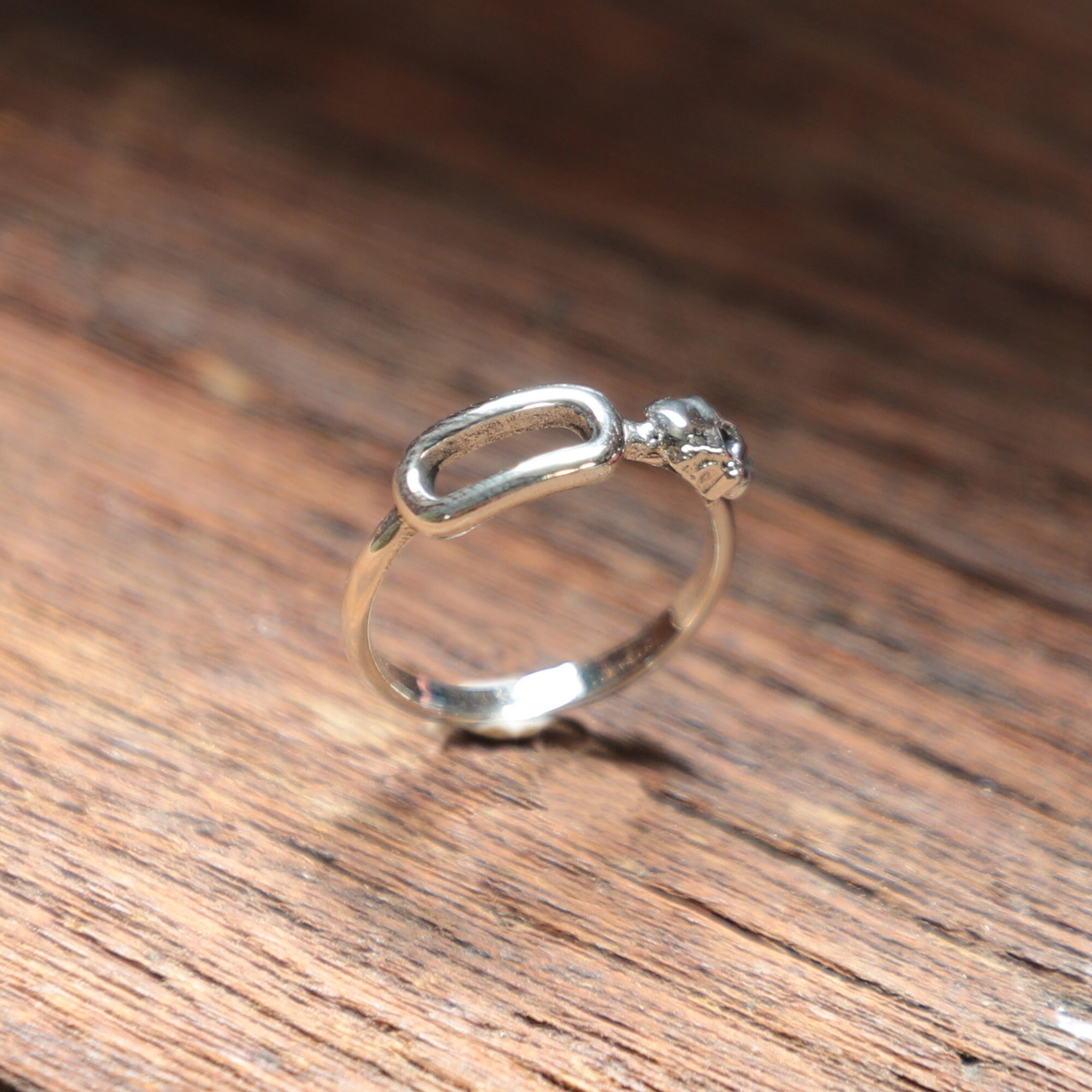 0 zero skull ring custom number for women made of sterling | Etsy