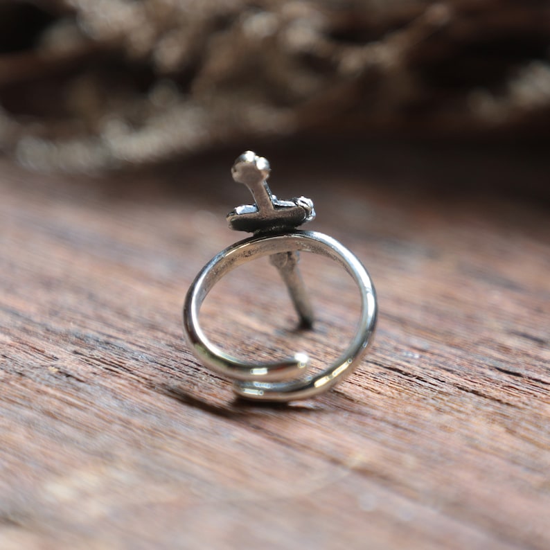 Medieval Sword Ring for Men Made of Sterling Silver 925 Viking - Etsy