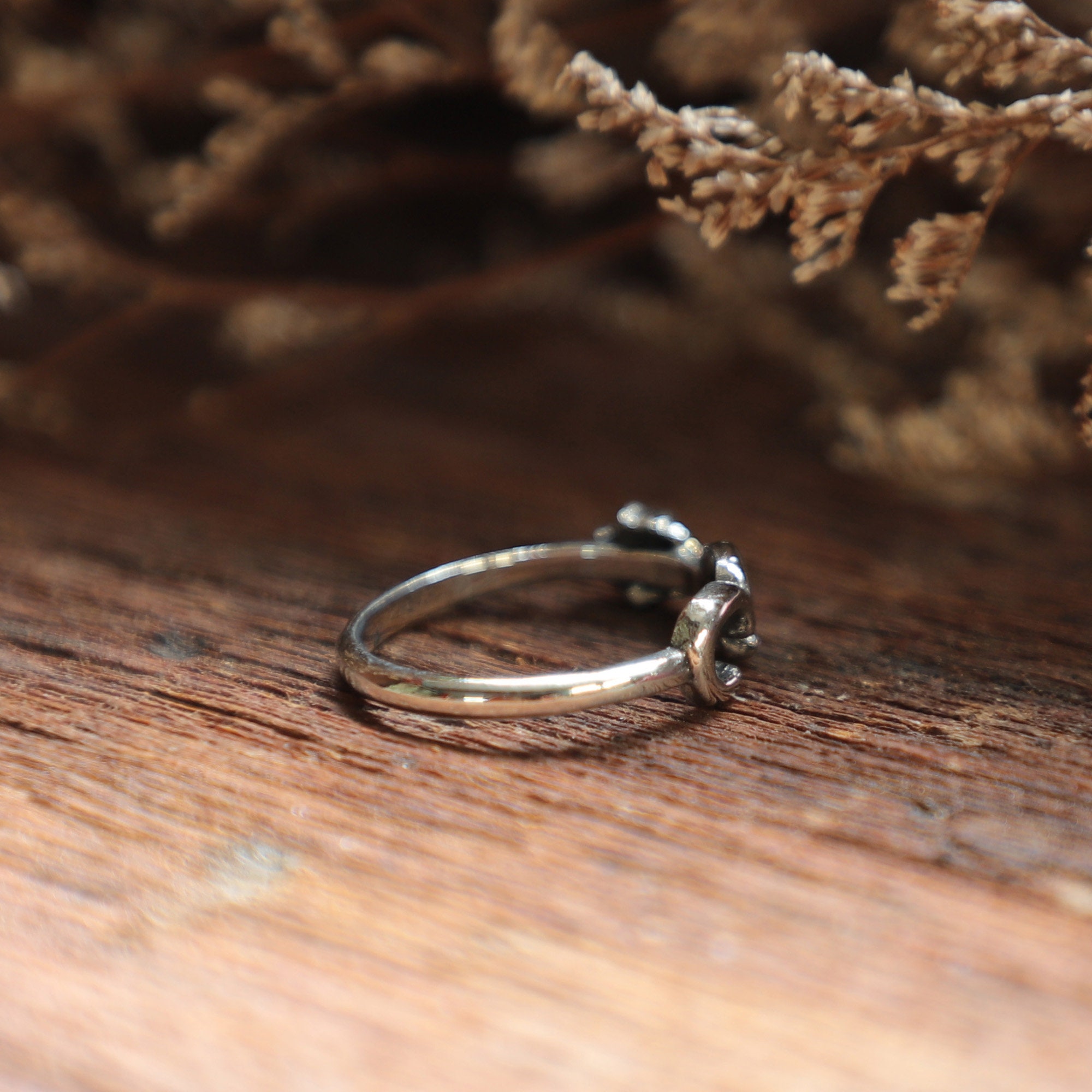 3 Three Skull Ring Custom Number for Women Made of Sterling | Etsy