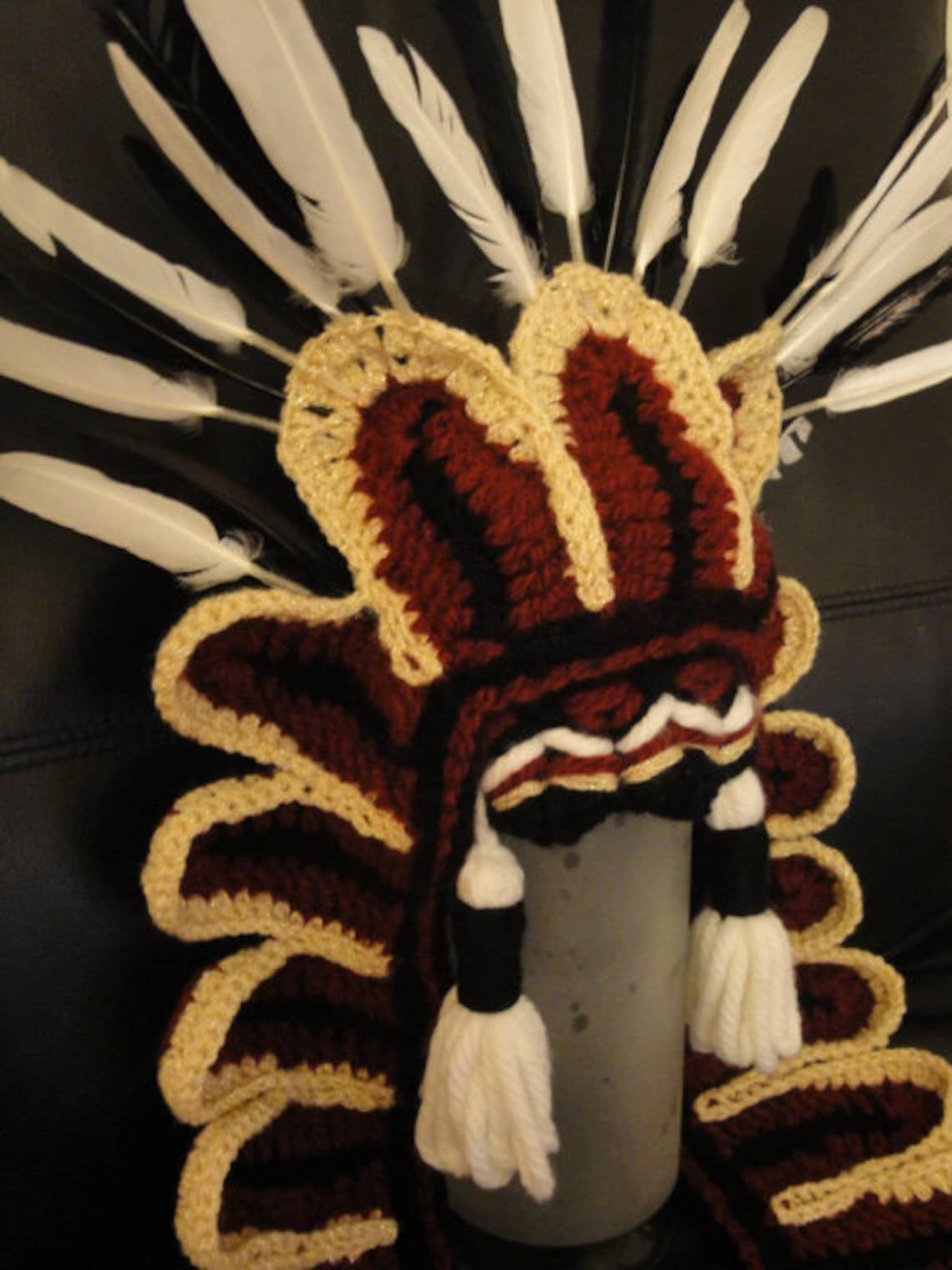 Tribal inspired Headdress /Seminole Florida State University | Etsy