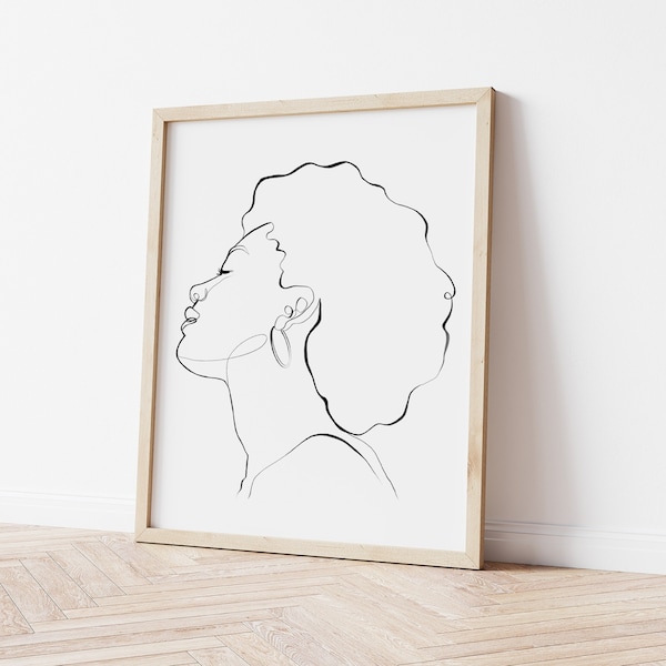 African Line Art - Etsy