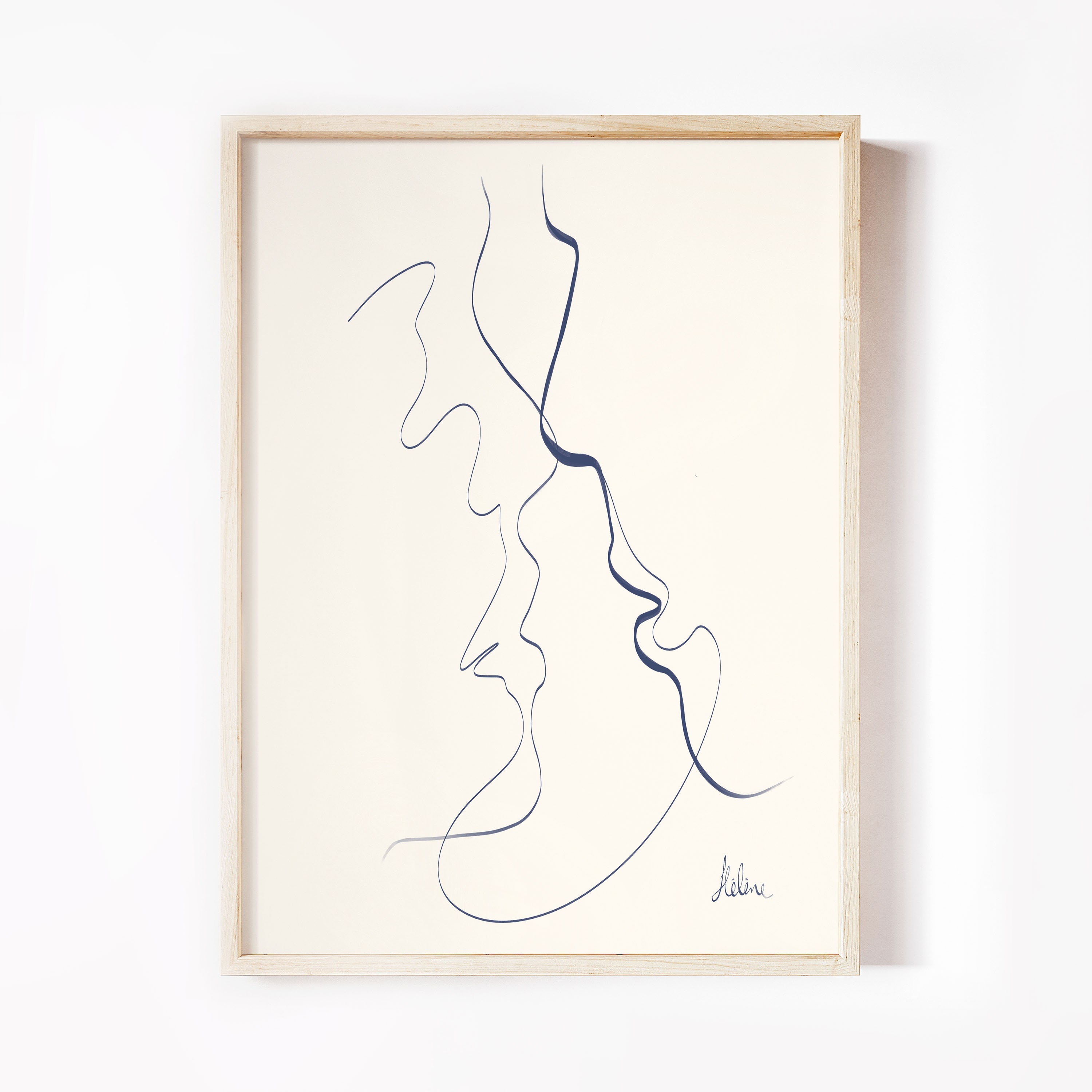 Abstract Couple Line Art | Romantic| Couple One Line Art | One Line ...