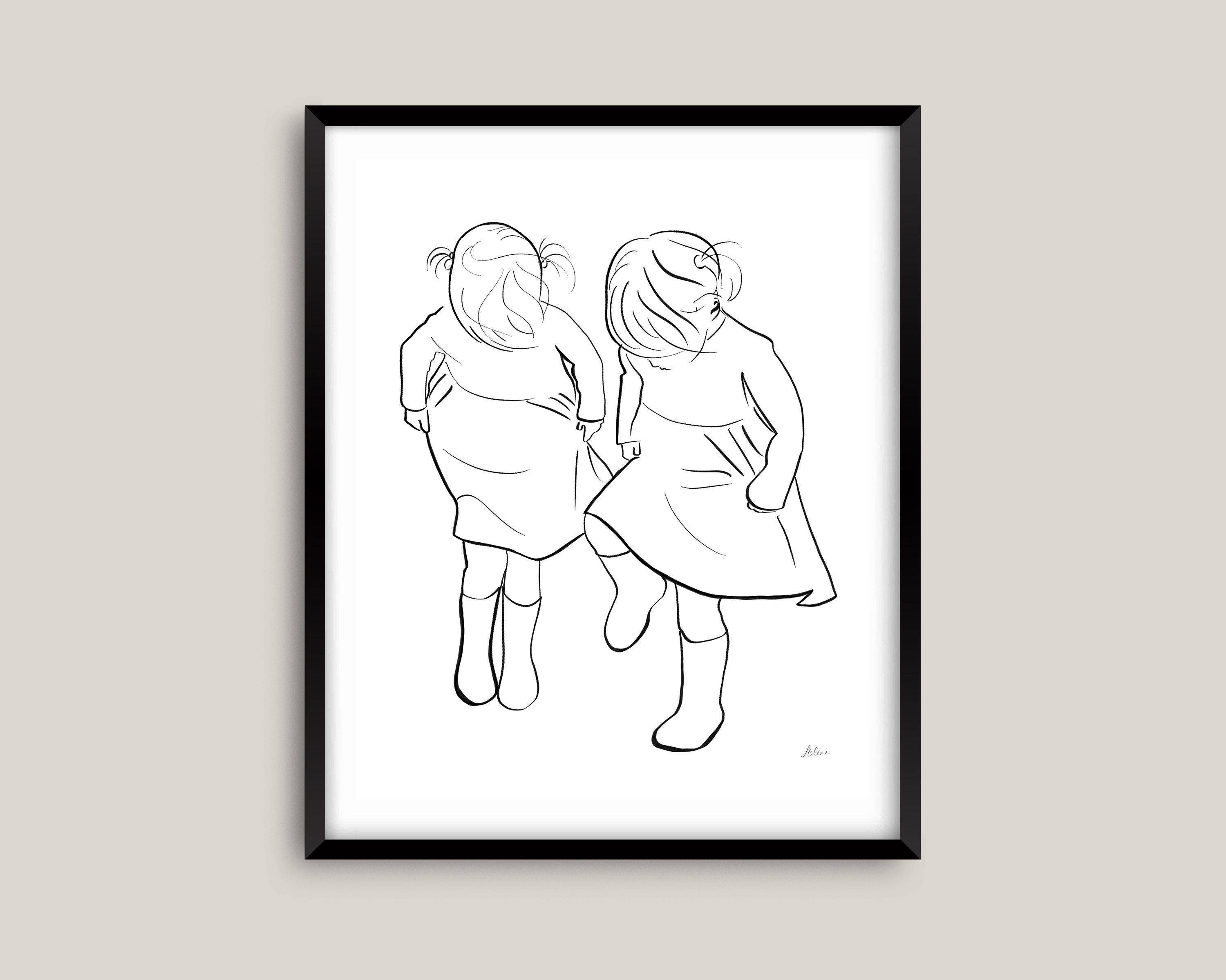 Prints Art & Collectibles Digital Prints Twin Mom Gifts Playroom Prints ...