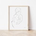 Big Brother Little Brother Line Art Print Brothers Gift - Etsy