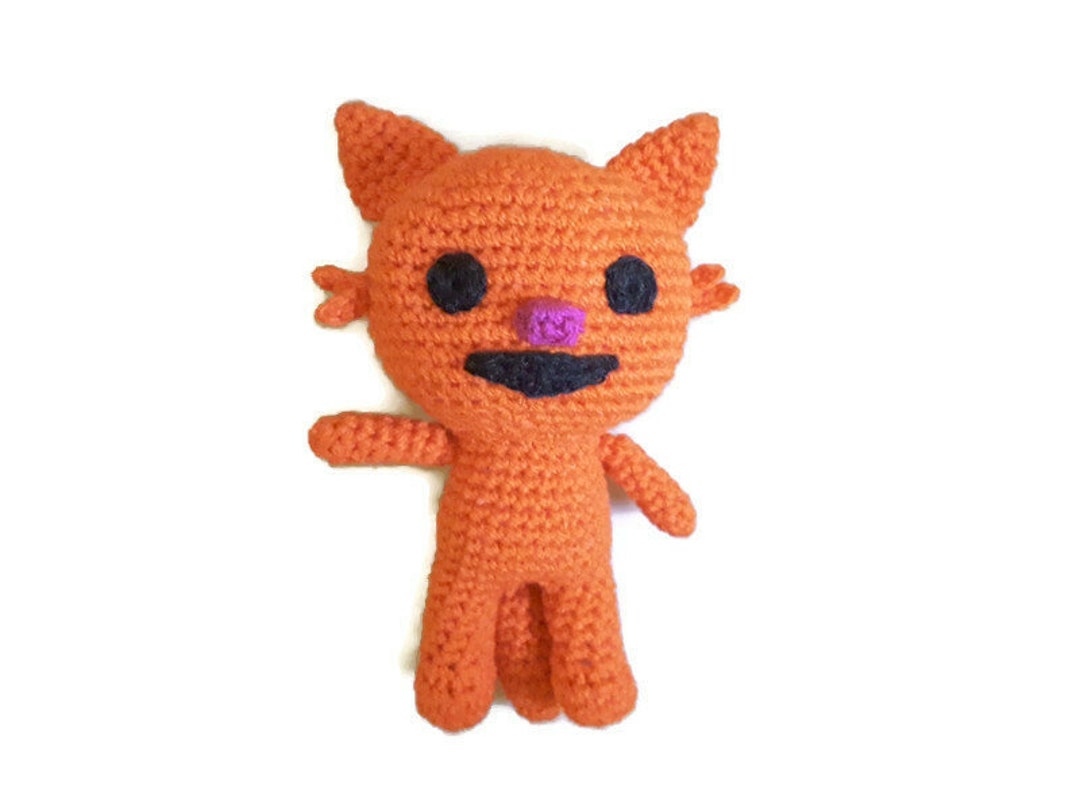 Jinja the Cat, Custom Collection Handmade Doll, 8 Toy Amigurumi ...