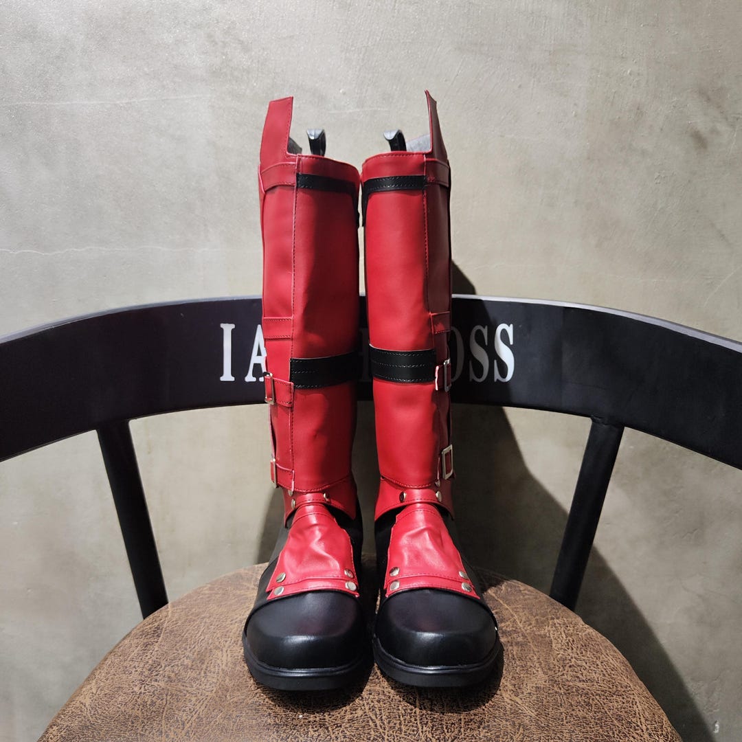 Deadpool Shoes Cosplay Men Boots - Etsy