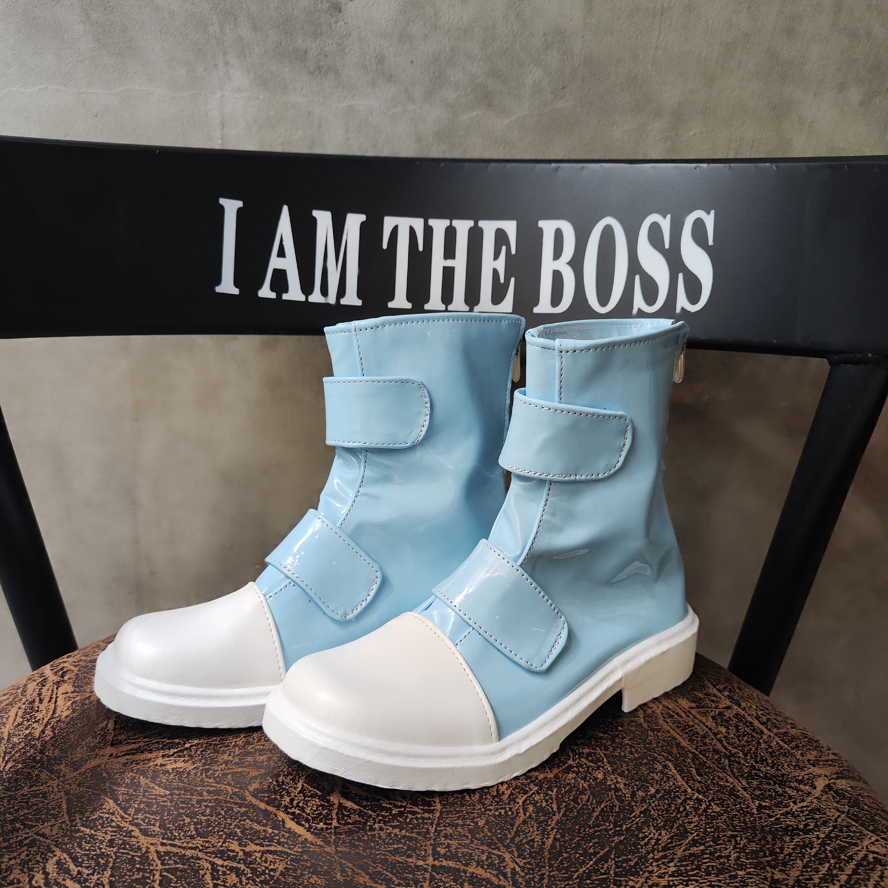 Dragon Ball Buruma Bulma Cosplay Shoes Blue Boots - Etsy