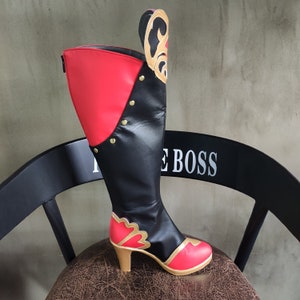 Riddle Rosehearts Shoes Twisted Wonderland Cosplay Boots - Etsy