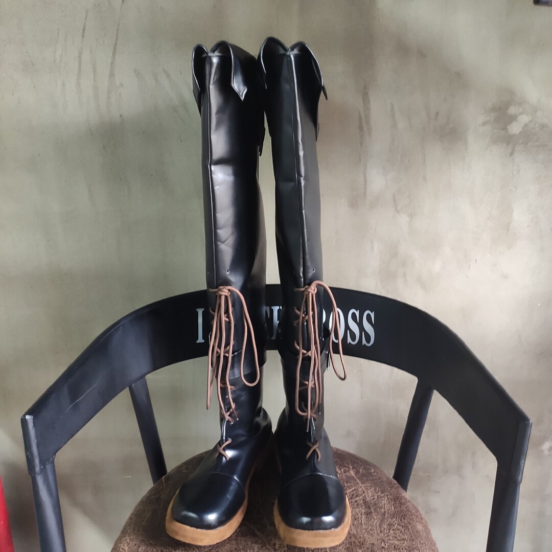 Dark Magician Shoes Final Fantasy XIV Cosplay Boots - Etsy