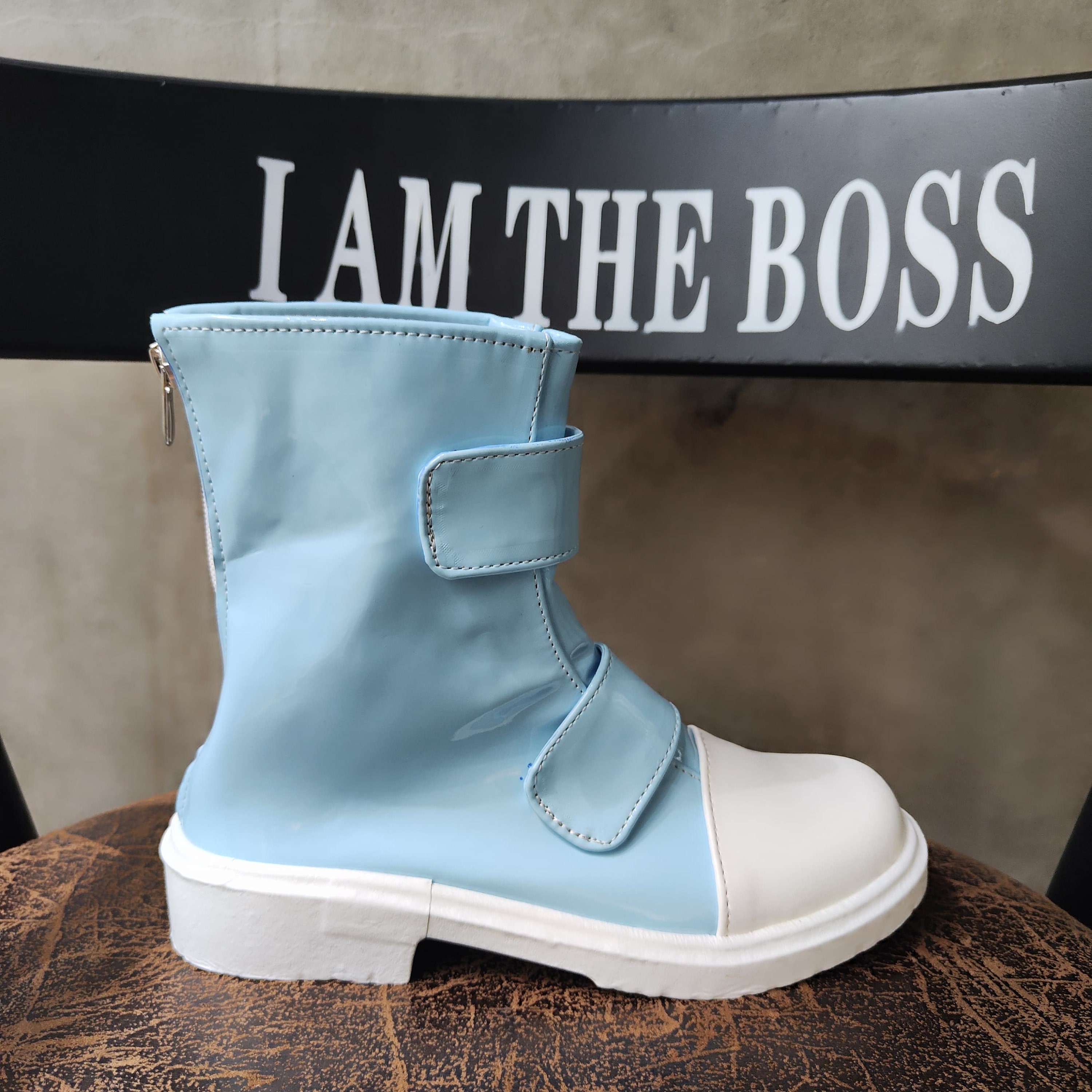 Dragon Ball Buruma Bulma Cosplay Shoes Blue Boots - Etsy