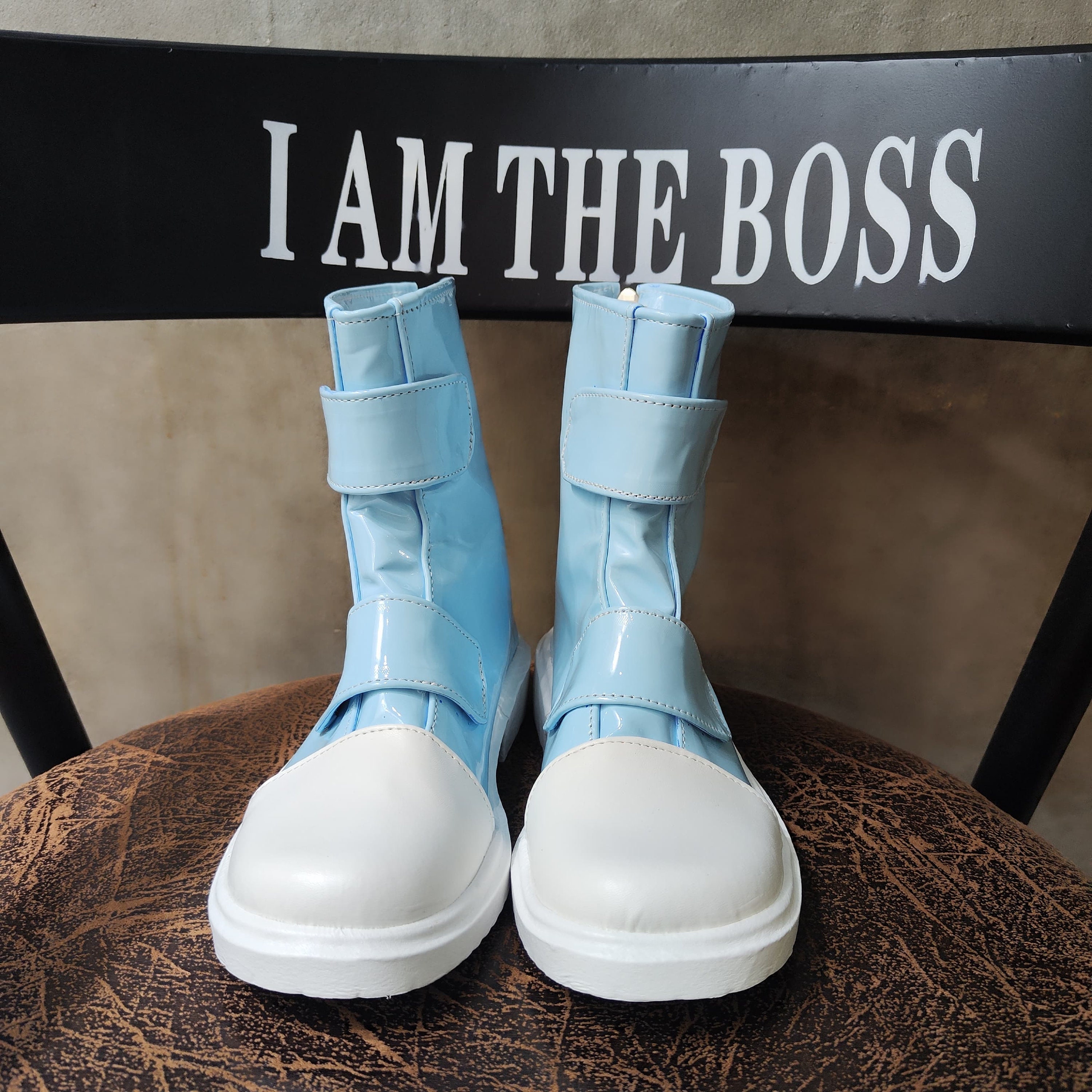 Dragon Ball Buruma Bulma Cosplay Shoes Blue Boots - Etsy