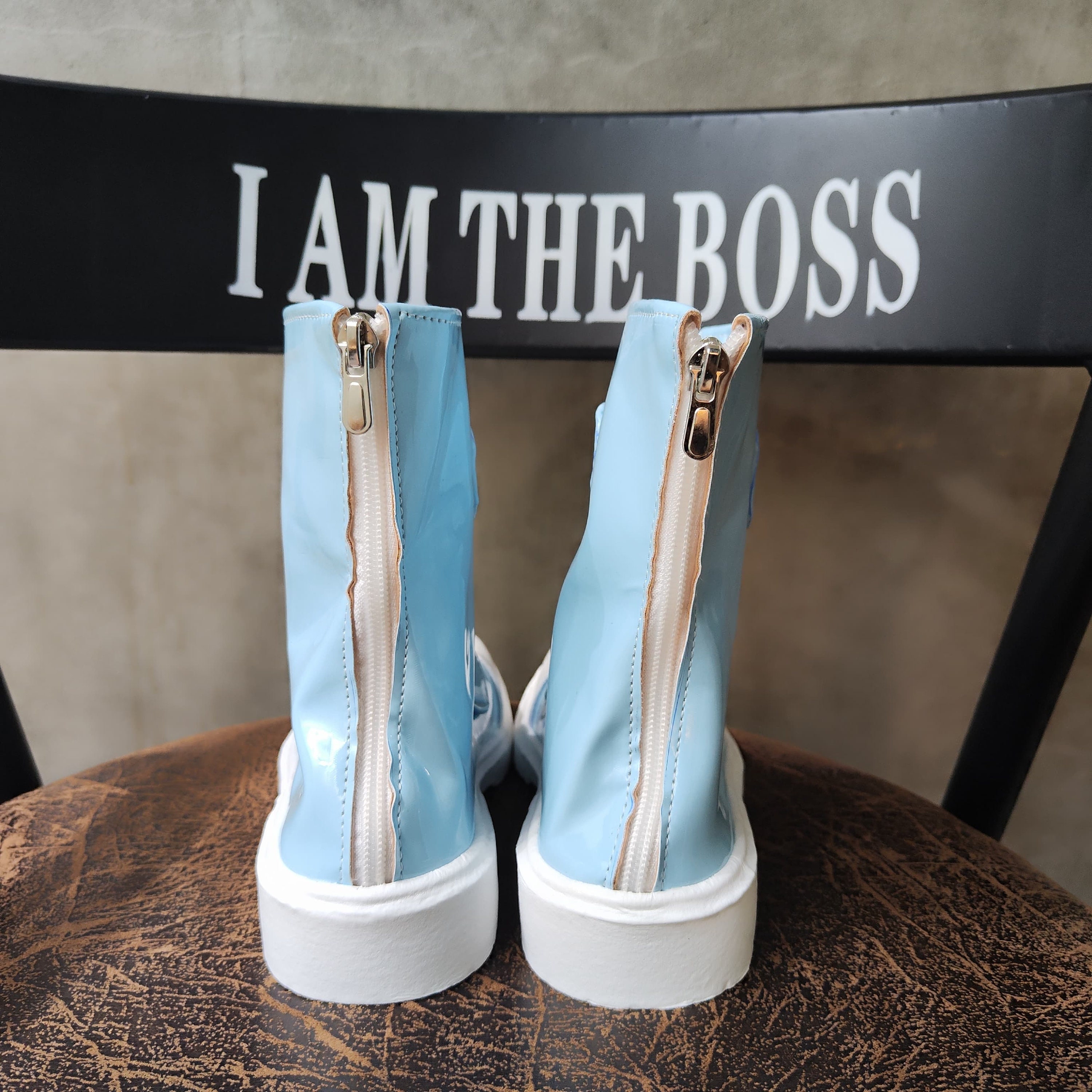 Dragon Ball Buruma Bulma Cosplay Shoes Blue Boots - Etsy