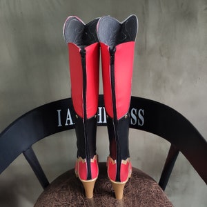 Riddle Rosehearts Shoes Twisted Wonderland Cosplay Boots - Etsy