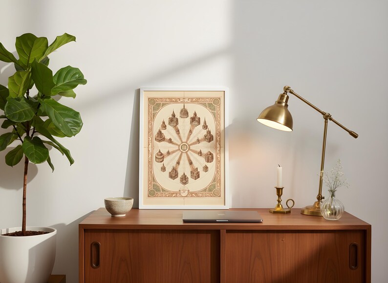 Sacred Blueprint Wall Art Digital Download Etsy