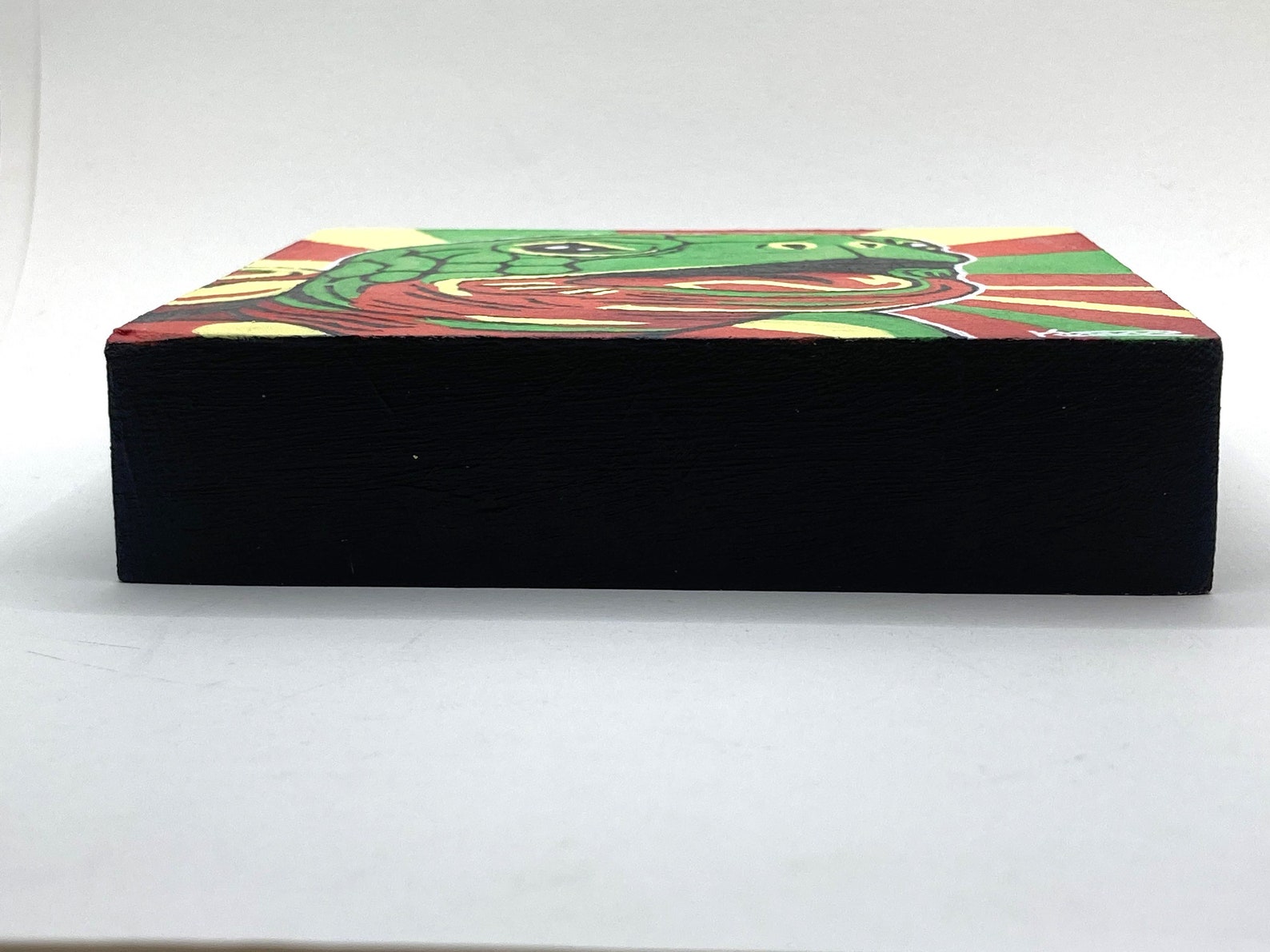 5 X 5 Inch Box Tortoise Pop Art Painting - Tortoise Abstract Art ...