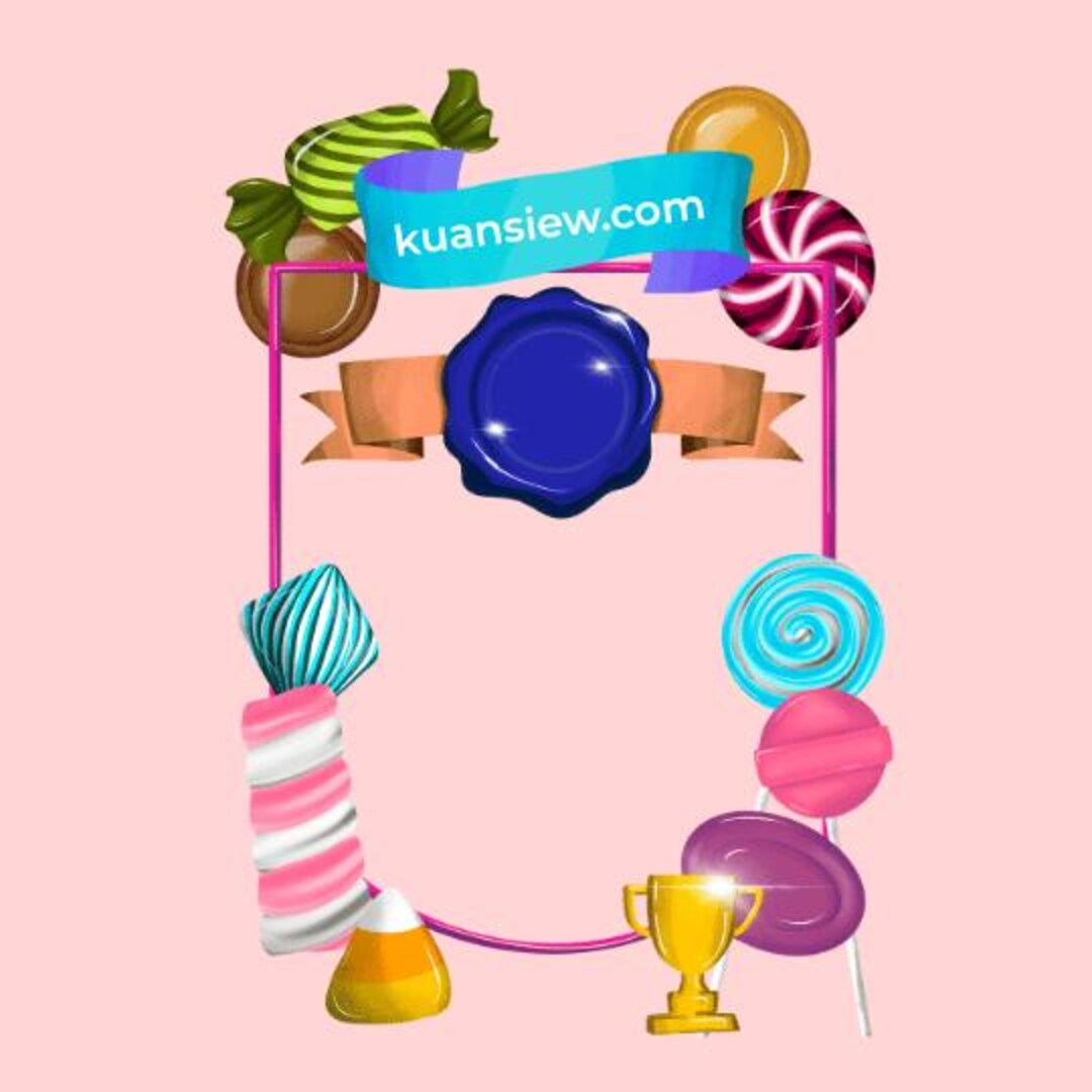 Printable Kids Certificate Template, Candy Sweets Theme, Colourful ...