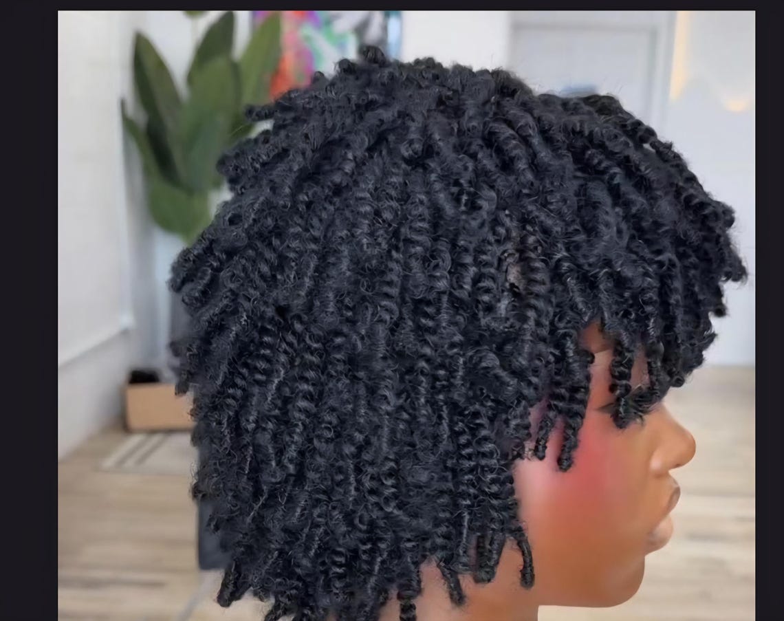Short Braided Twist - Etsy