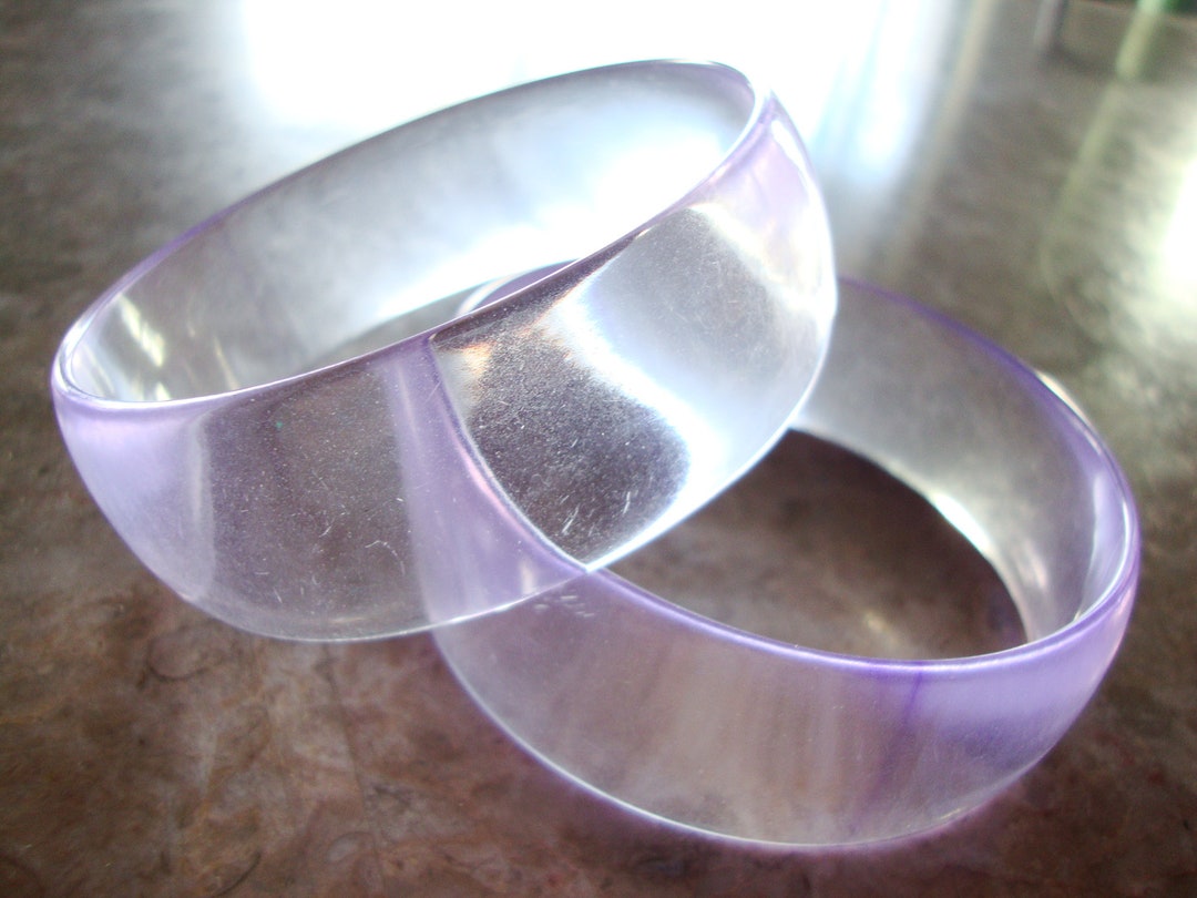 RARE Set of BEST PLASTICS 1960s Vintage Lucite 2 Beautiful - Etsy