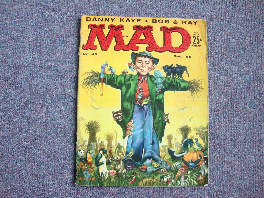 MAD MAGAZINE DECEMBER 1958 Issue No. 43 Vintage Original Mad Magazine ...