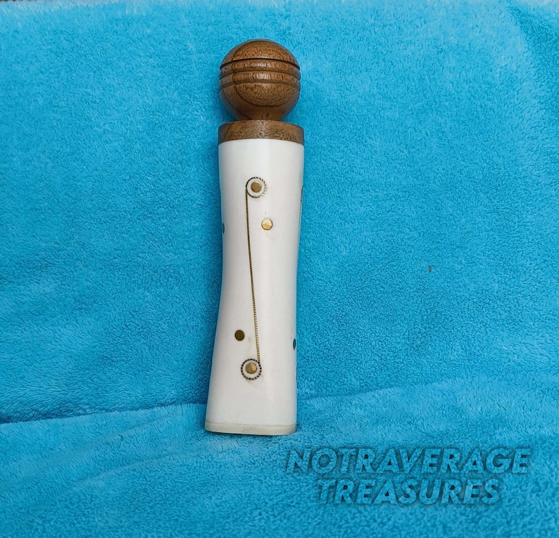 Medieval Viking Bone Needle Holder With Wooden Cap | Handmade Needle ...