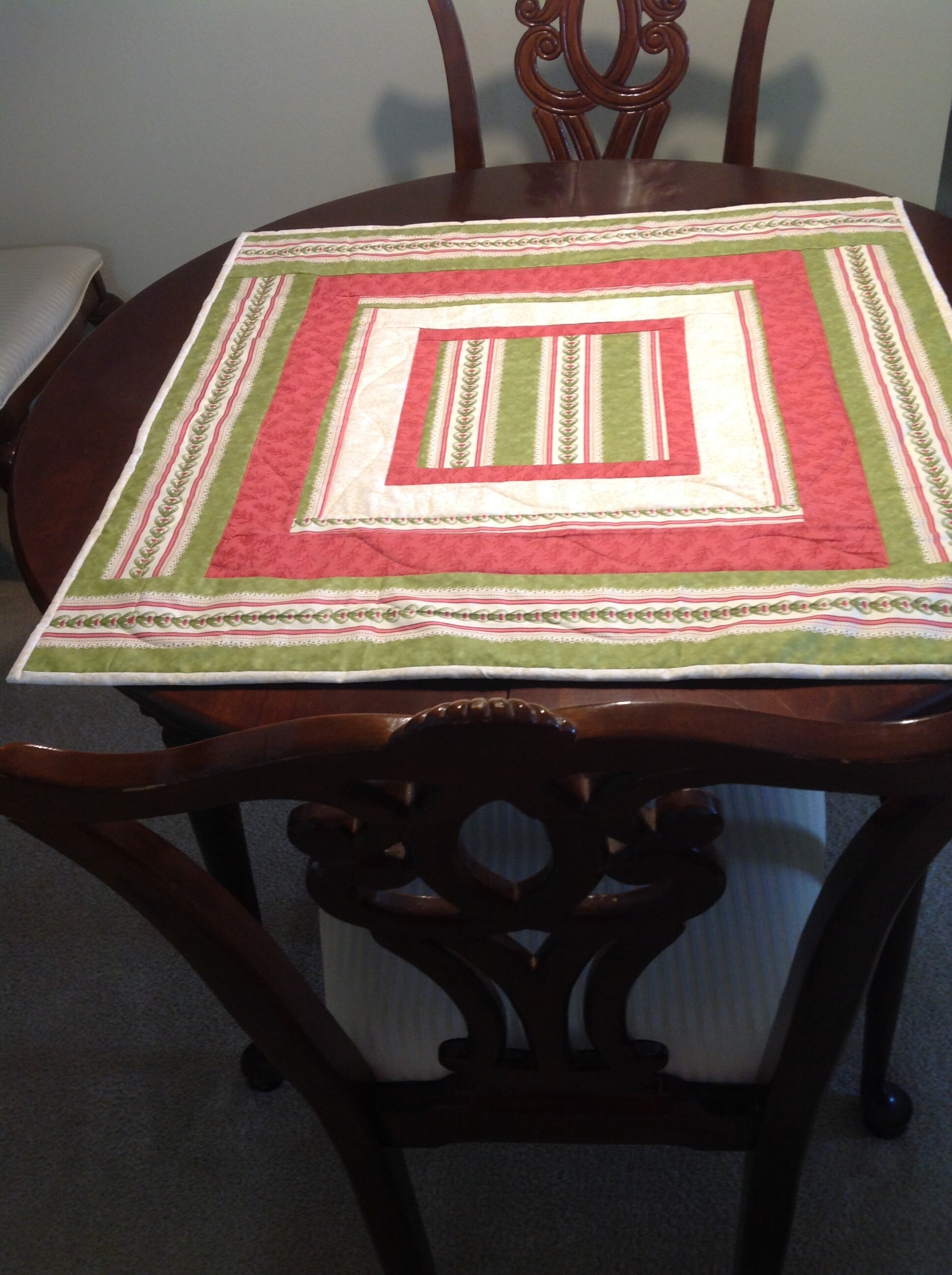 Spring Table Topper Square Table Topper Coral and Spring - Etsy Australia