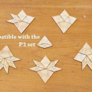 Penrose P3 River Tiles, Mathematical Puzzle, Pentagon, Tile Puzzle ...