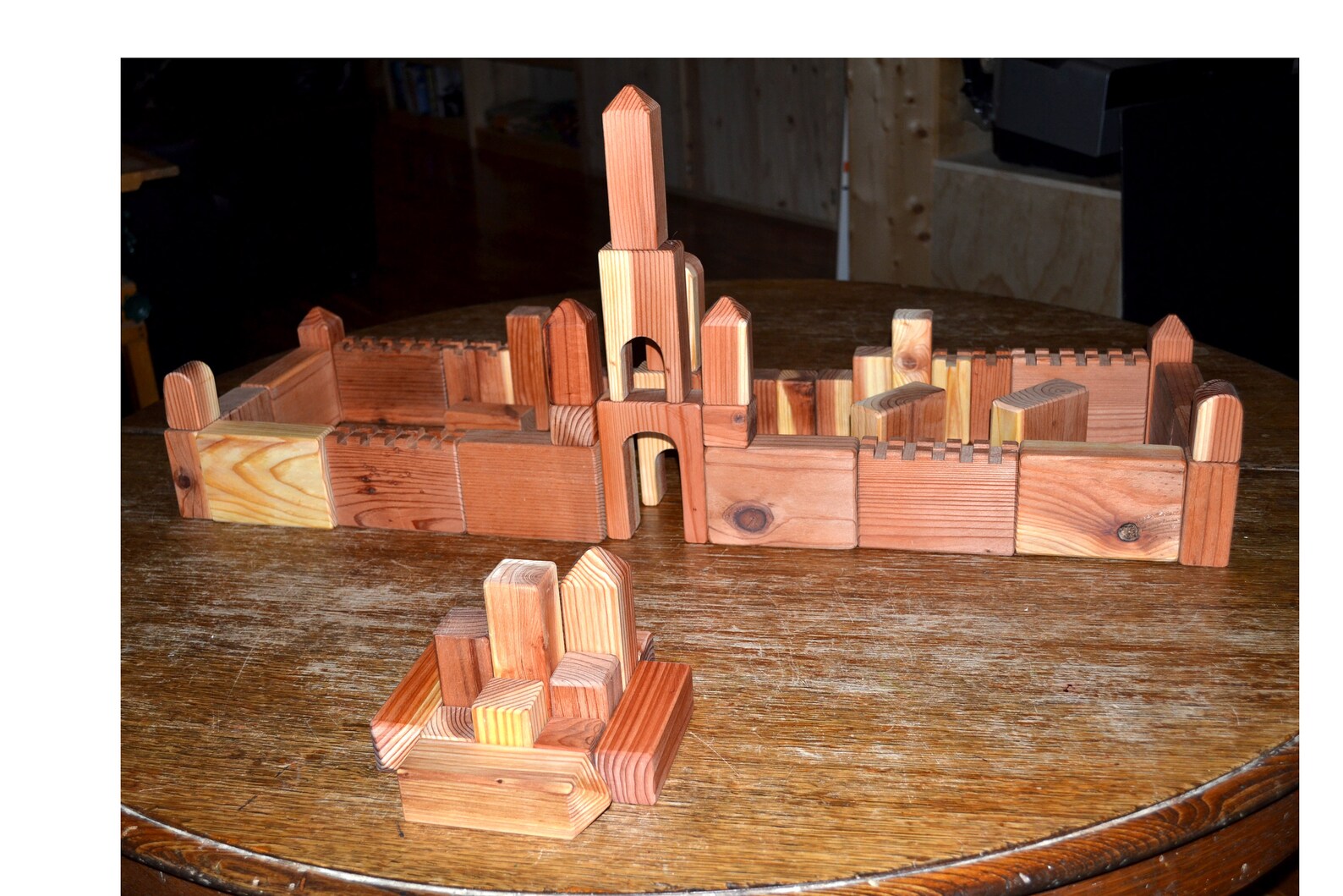 Temple Blocks Redwood Blocks Heirloom Blocks Designing | Etsy