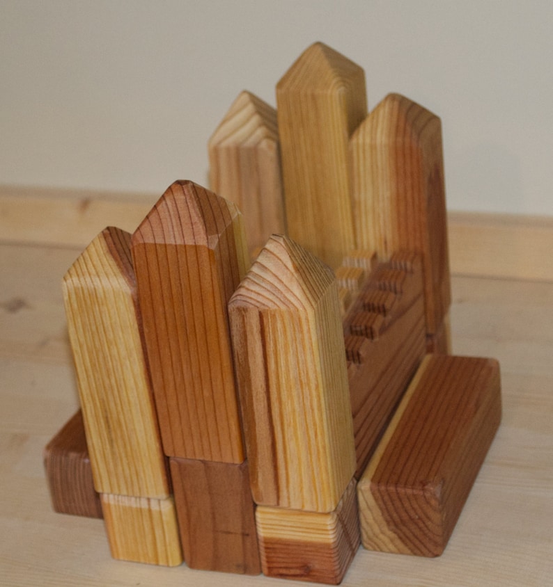 Temple Blocks Redwood Blocks Heirloom Blocks Designing - Etsy