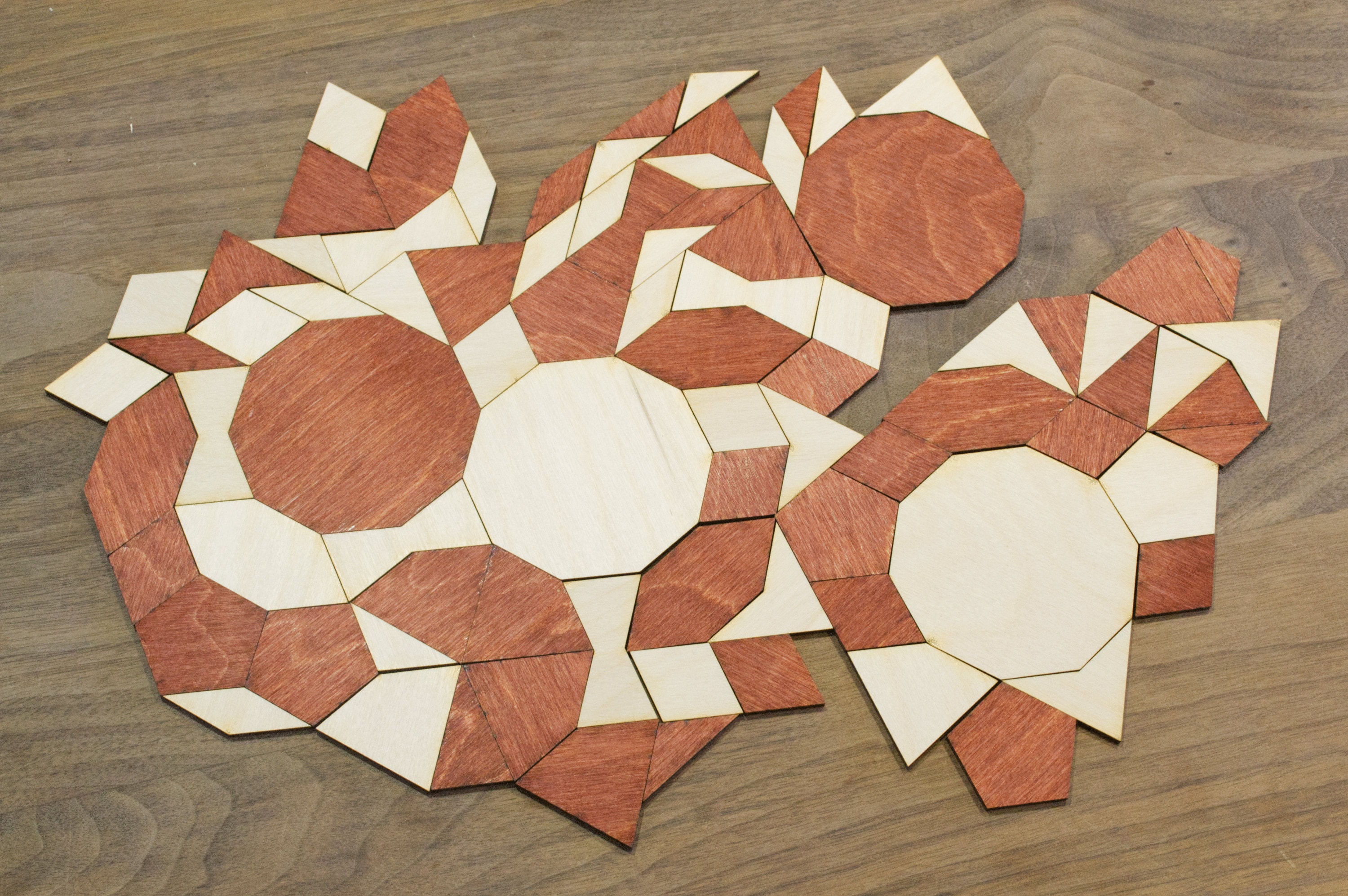 Shape Tiles Penrose Tiles Girih Tiles Math Blocks Pattern - Etsy Australia