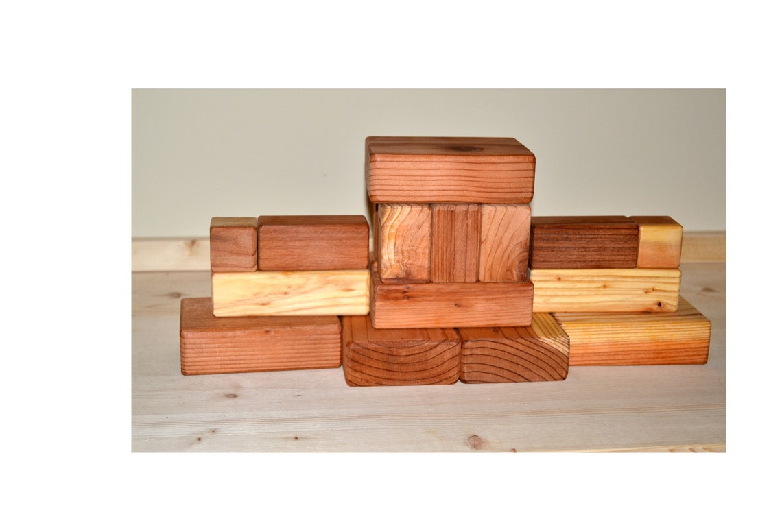 Temple Blocks Redwood Blocks Heirloom Blocks Designing | Etsy