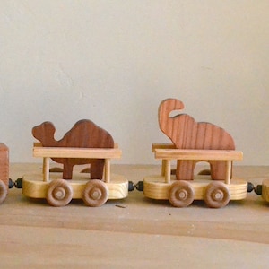 Circus Train With Giraffe, Elephant, Camel, Zoo Train, Heirloom ...