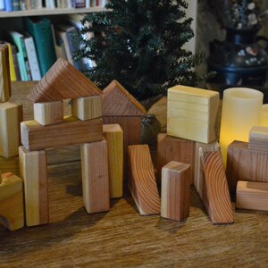 Tough Blocks, Redwood, Heirloom, Handmade, Blocks - Etsy