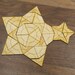 Penrose P2 Arc Tiles, Mathematical Puzzle, Pentagon Puzzle, Tile Puzzle ...