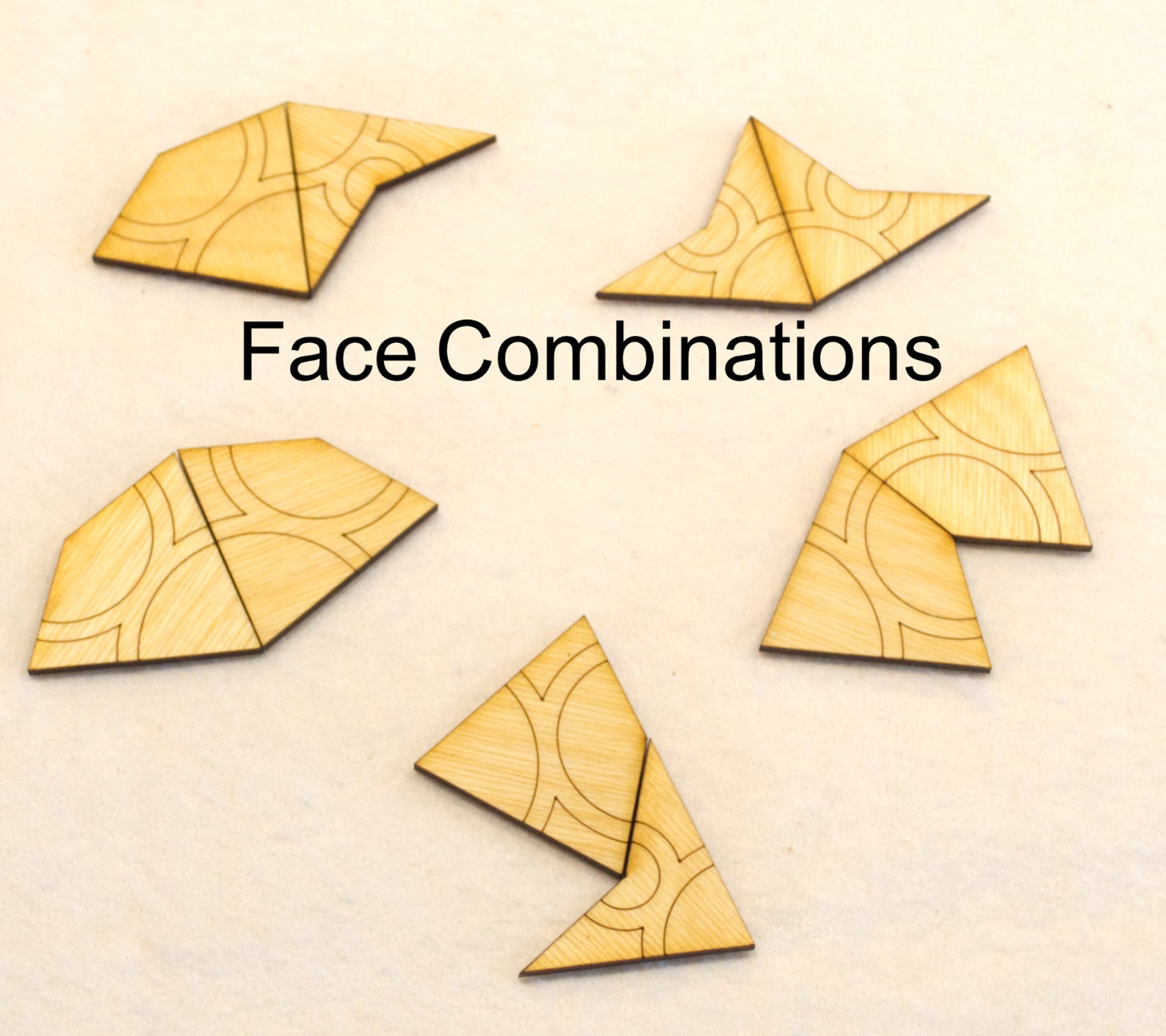 Penrose P2 River, 55 Kites & 34 Darts, Mathematical Puzzle, Pentagon ...
