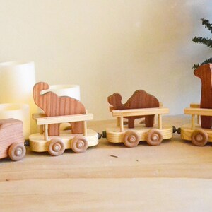Circus Train With Giraffe, Elephant, Camel, Zoo Train, Heirloom ...