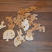Turtle Alphabet Puzzle With Bag for Storage Handmade Educational Wood ...