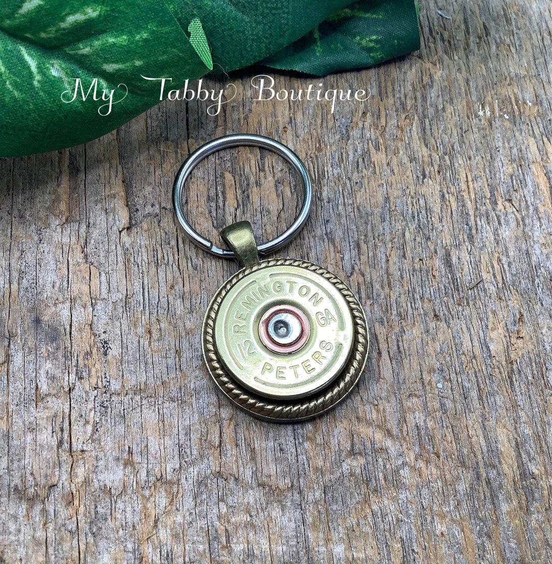 Shotgun Shell Key Ring 12 Gauge Remington Peters Men Accessory Gift ...
