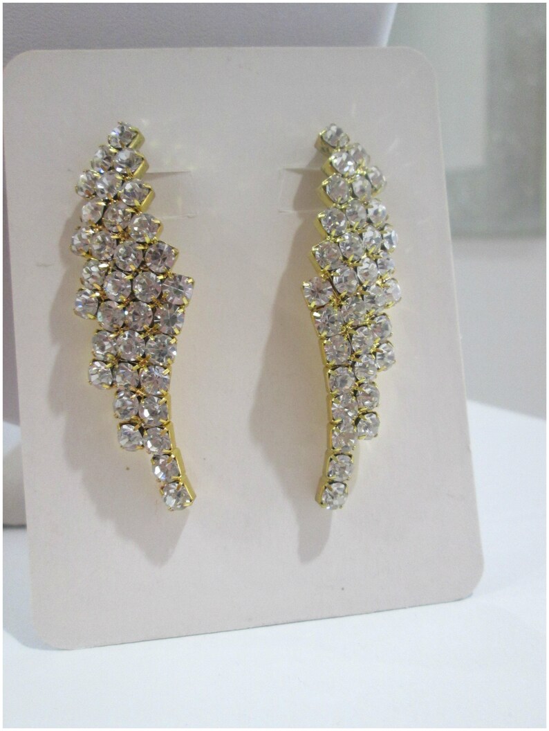 Sale, Vintage Statement Earrings, Dangle Drop Earrings,post Style ...