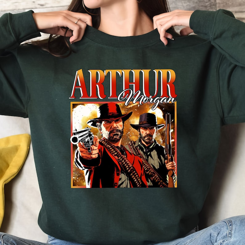 Arthur Morgan Red Dead Redemption 2 Tshirt, Arthur Morgan Tshirt ...